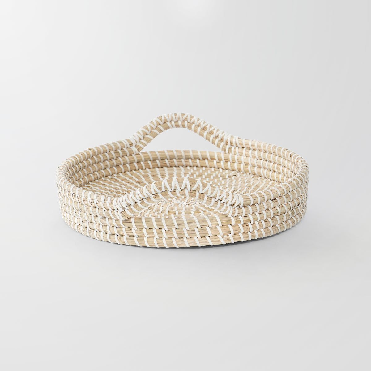 Newport Natural Seagrass Serving Tray - Small – pineandpalmliving.com